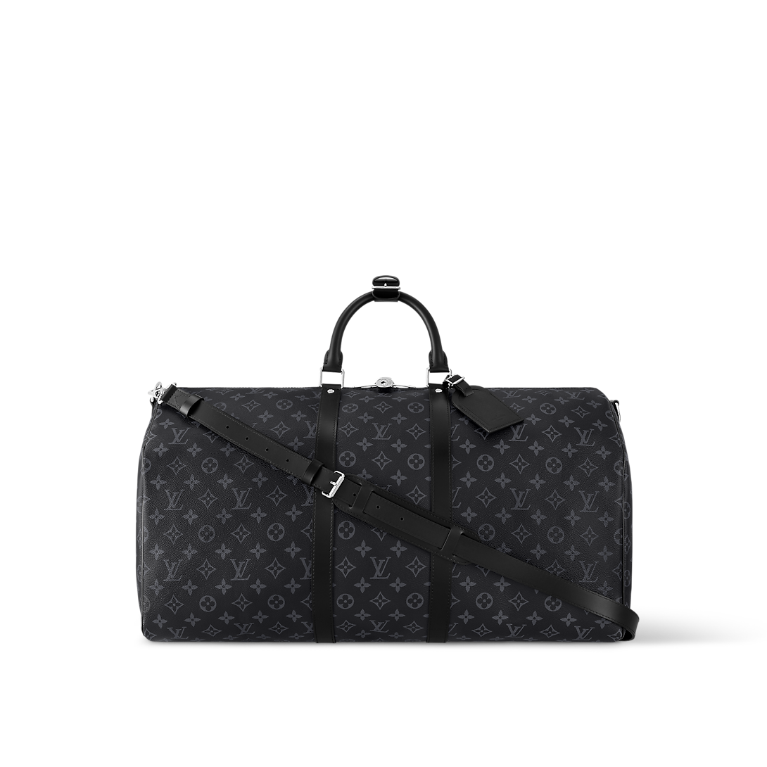 Keepall Bandoulière 45 Monogram Eclipse - Men - Travel | LOUIS VUITTON